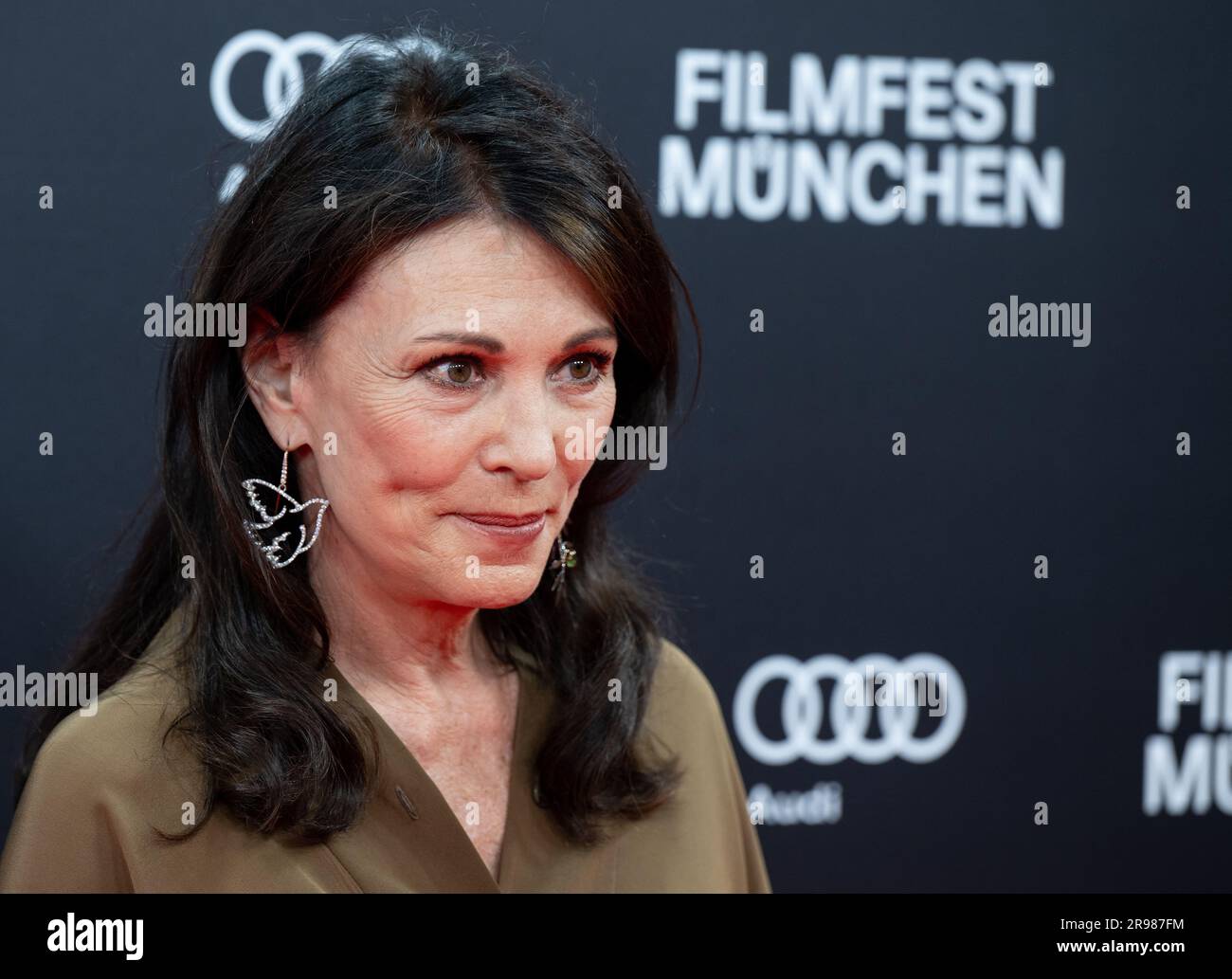Munich, Germany. 23rd June, 2023. Iris Berben, actress, arrives at the ...