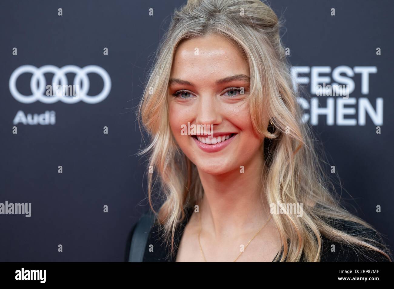 Munich, Germany. 23rd June, 2023. Lilly Krug, actress, arrives at the ...