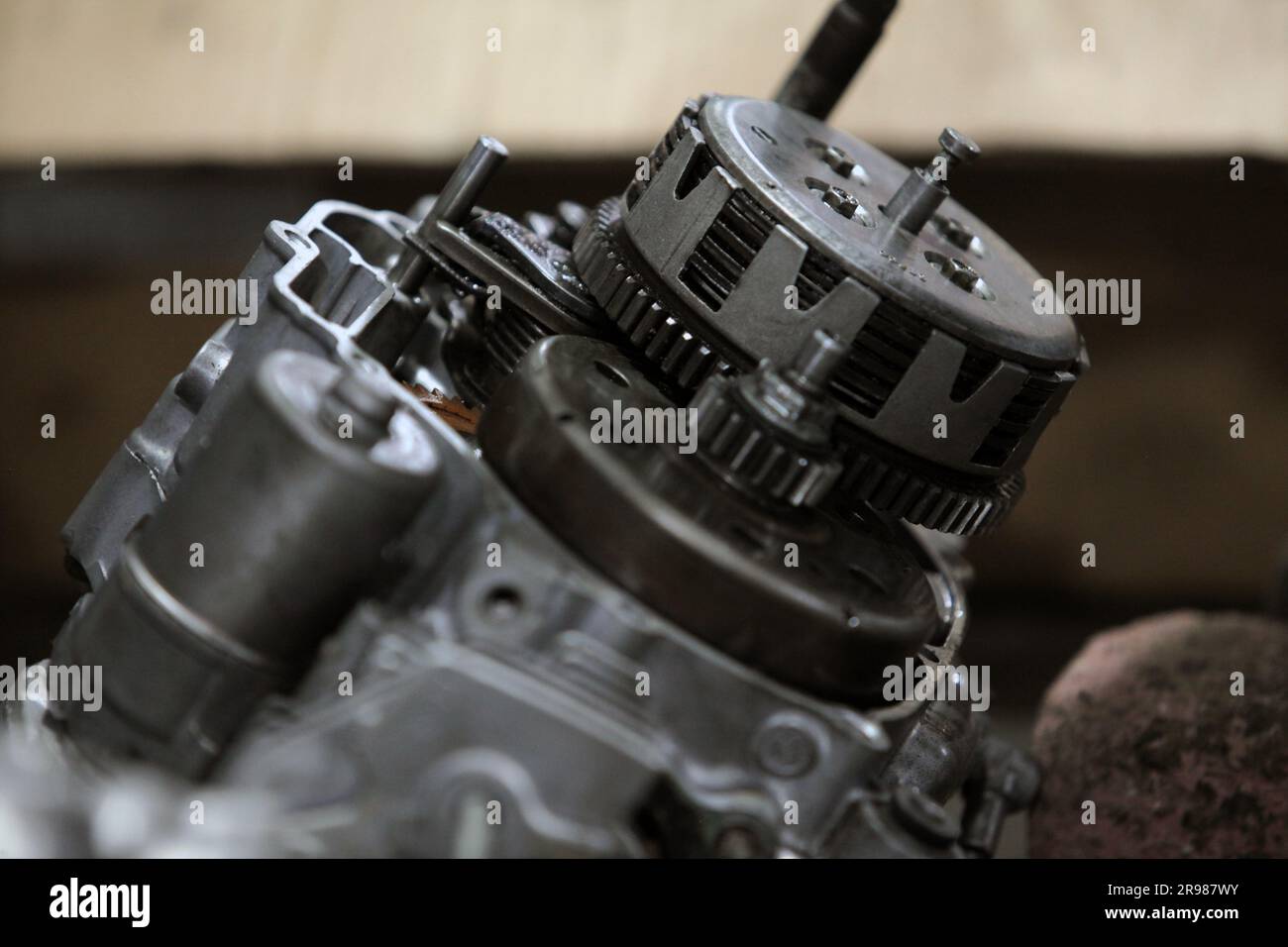 Car metal engine. car engine part Stock Photo - Alamy