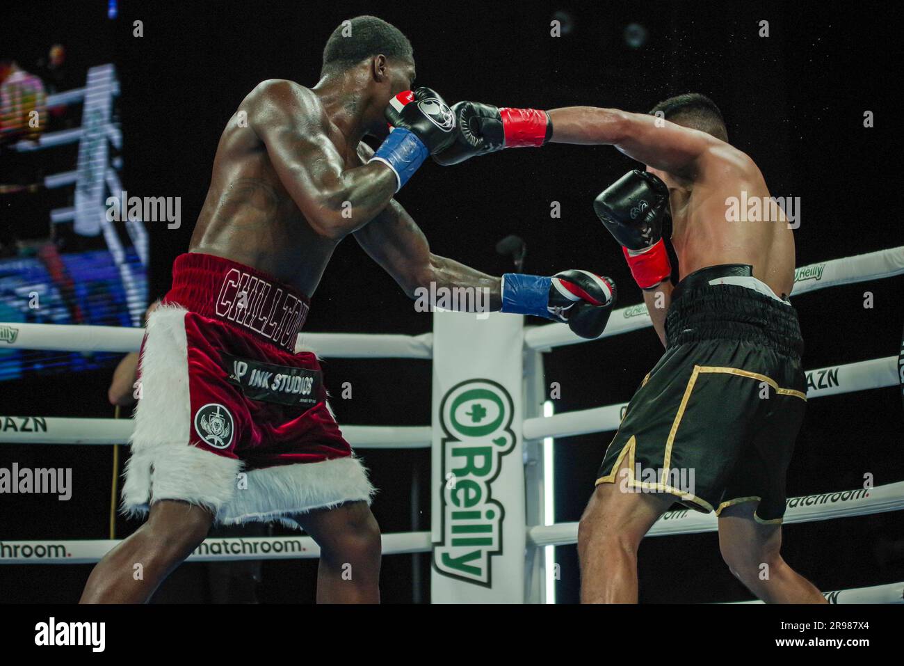 NEW YORK, NY- JUNE 24: (L-R) Khalil Coe and Buneet Bisla exchange ...