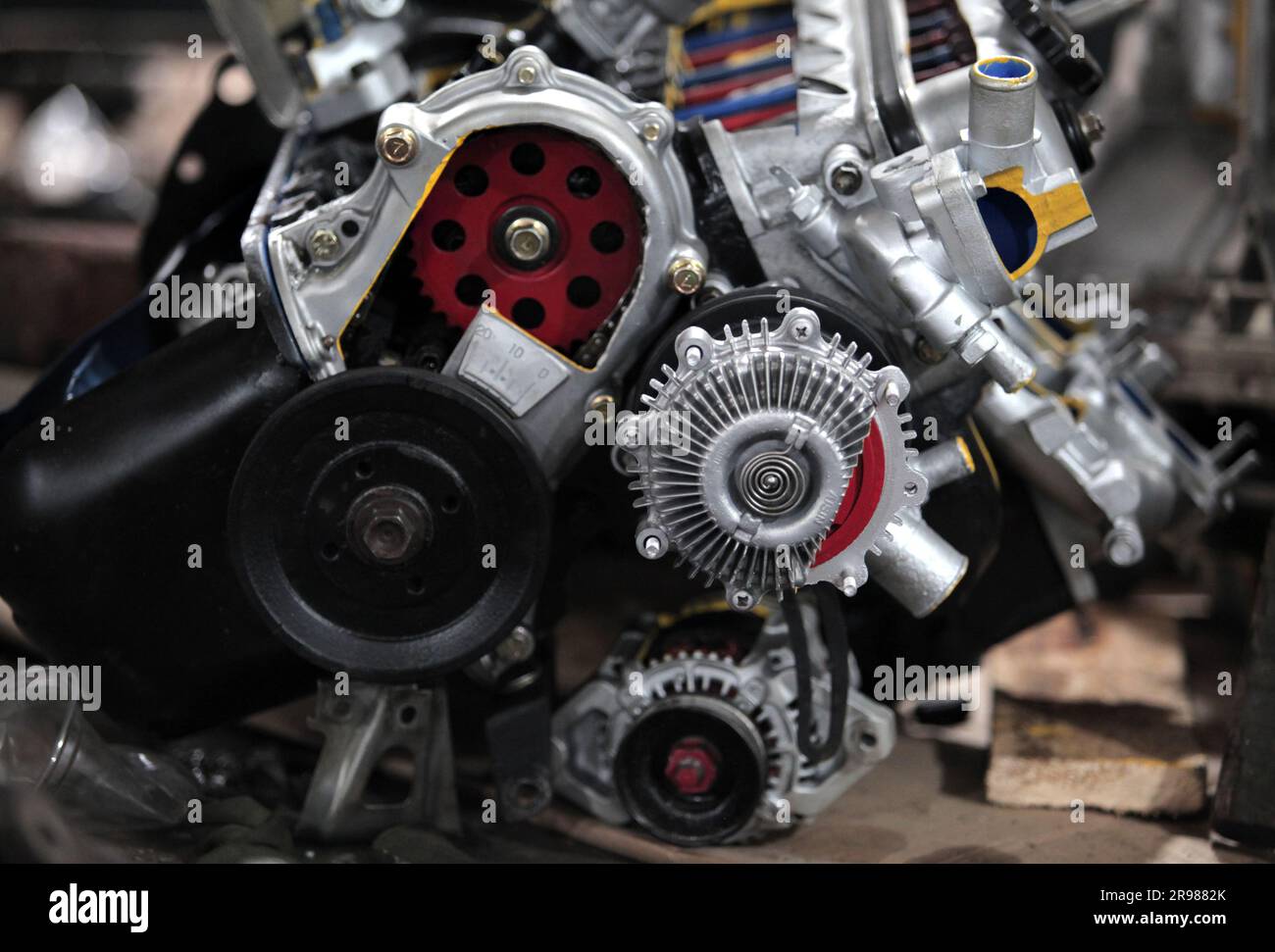 Car metal engine. car engine part Stock Photo - Alamy