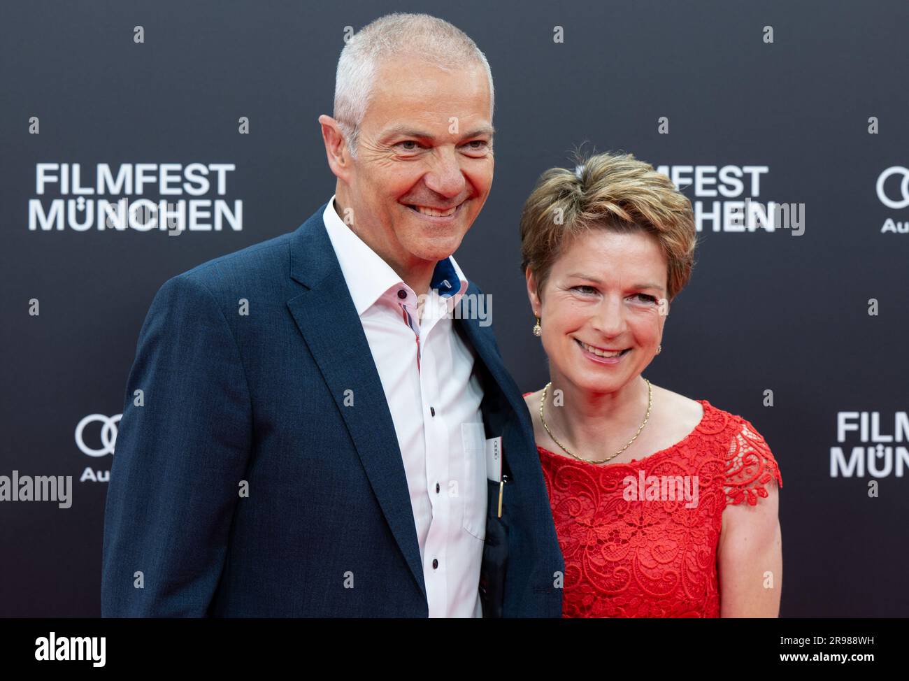 Munich, Germany. 23rd June, 2023. Michael Möller, head of Hofbräu, and ...