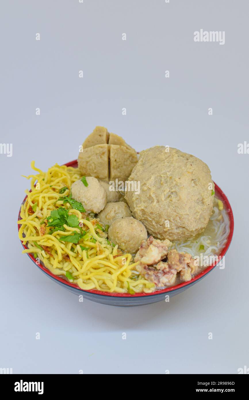 Indonesian Food: Photo products of various variants of Meatballs with ...