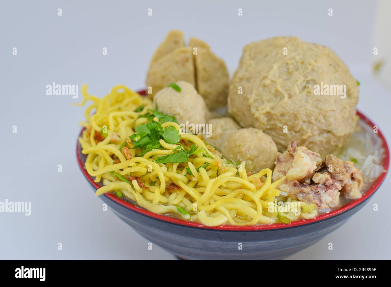 Indonesian Food: Photo products of various variants of Meatballs with ...