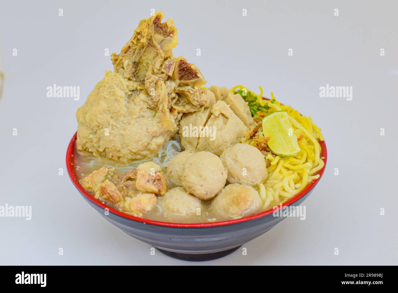 Indonesian Food: Photo products of various variants of Meatballs with ...