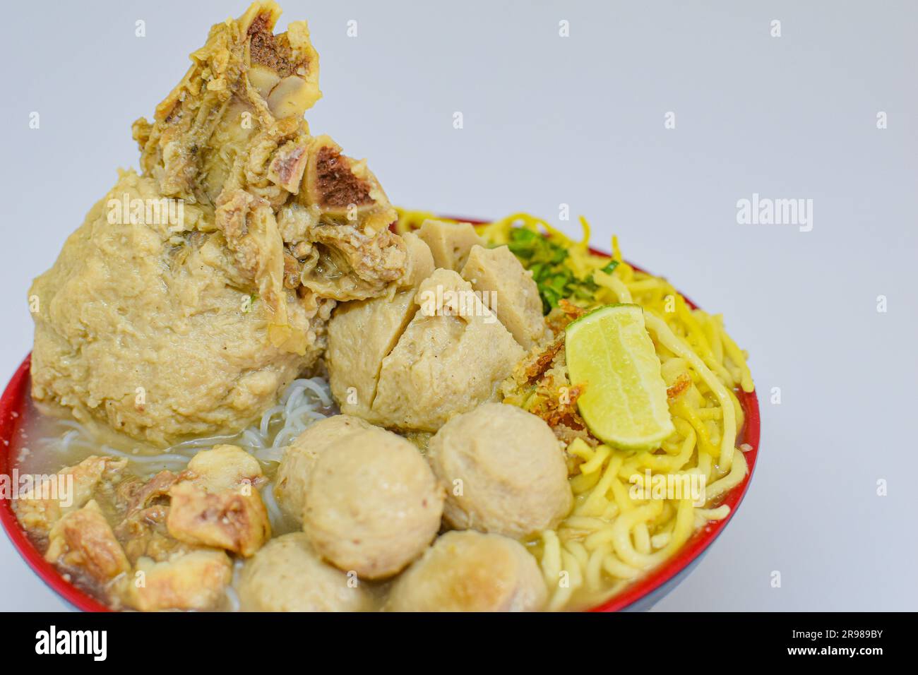 Indonesian Food: Photo products of various variants of Meatballs with ...