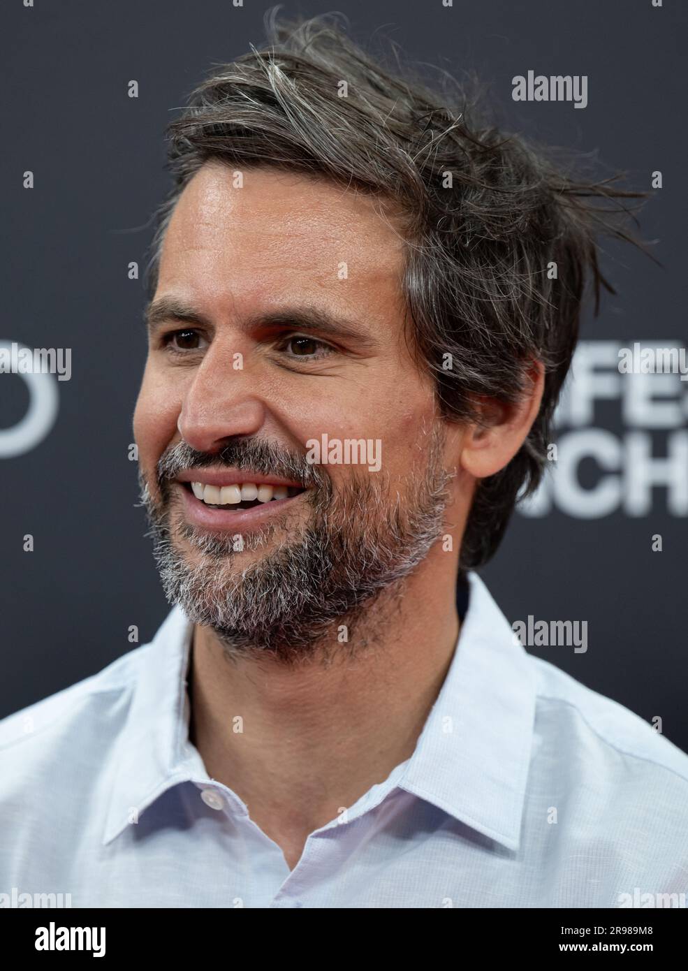 Munich, Germany. 23rd June, 2023. Tom Beck, actor, comes to the Gasteig ...