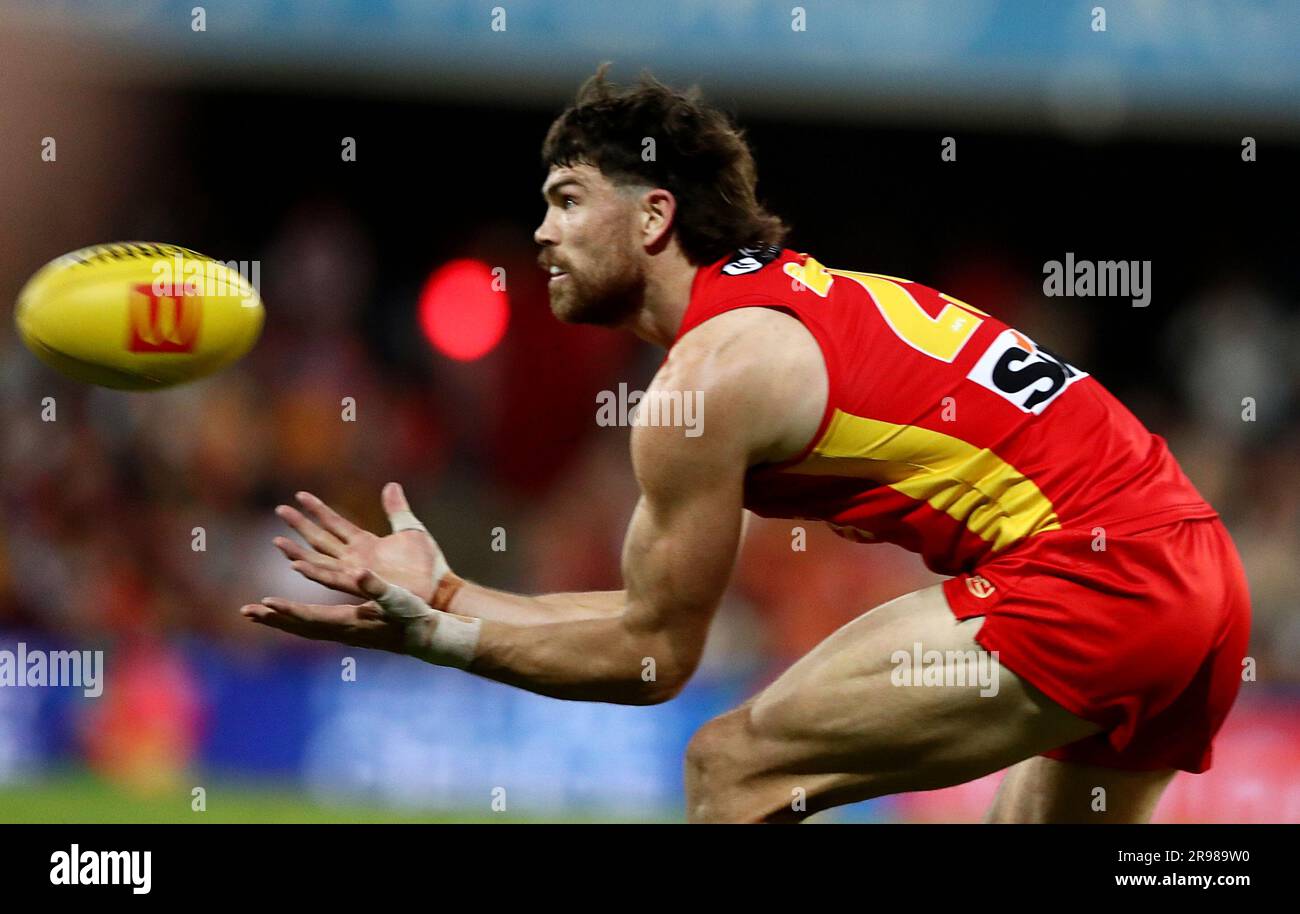 Gold Coast, Australia. 25th June, 2023. Sam Collins of the Suns during ...