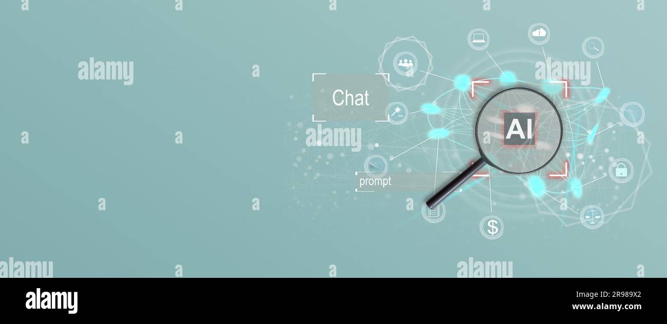 Concept smart search. Searching information data on internet networking ...