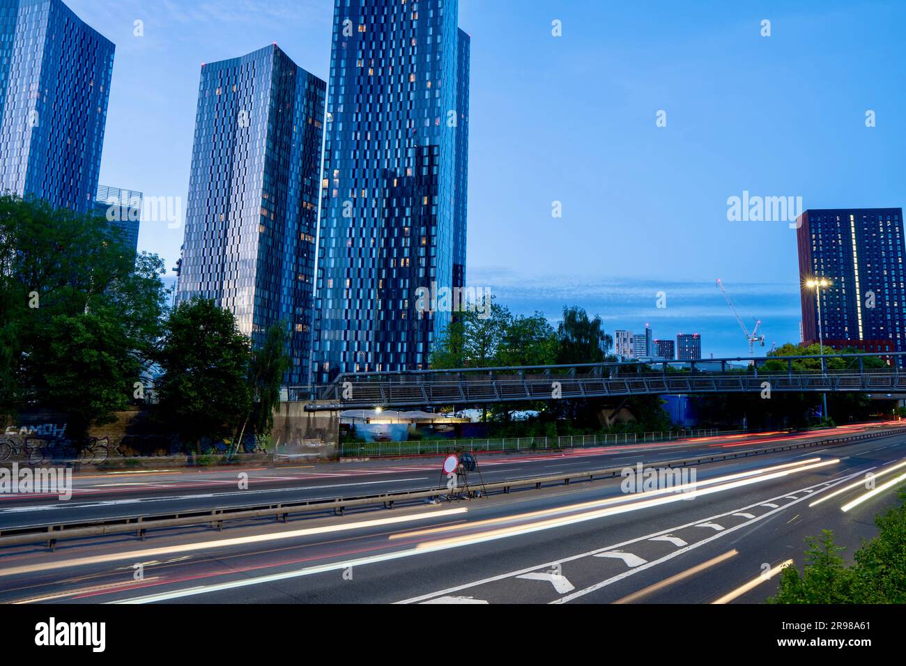 Manchester transport motorway hi-res stock photography and images - Alamy