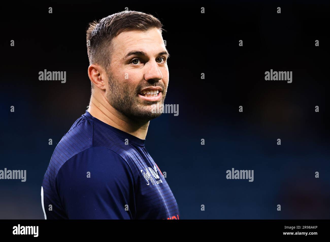 Sydney, Australia. 25th June, 2023. James Tedesco of the Roosters looks ...