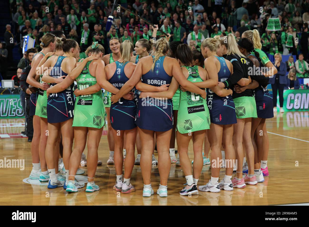 Perth, Australia. 25th June, 2023. Players gather after the Super ...