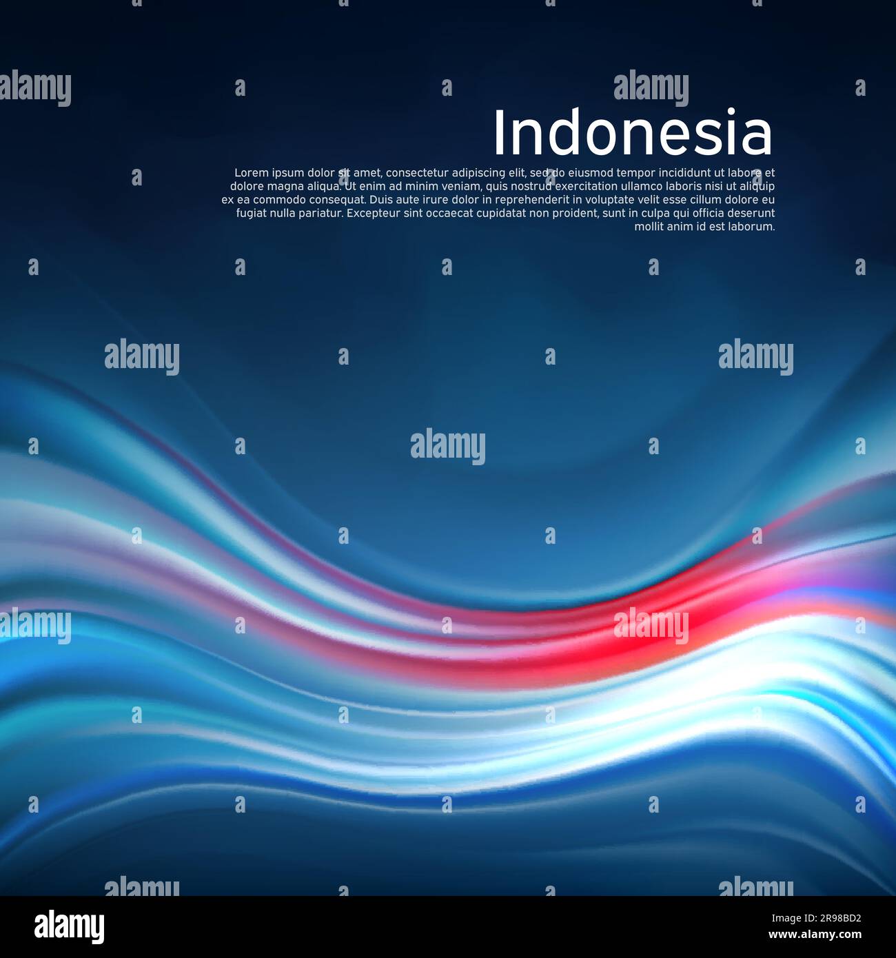 Indonesia abstract flag background. Blurred pattern of lines light ...