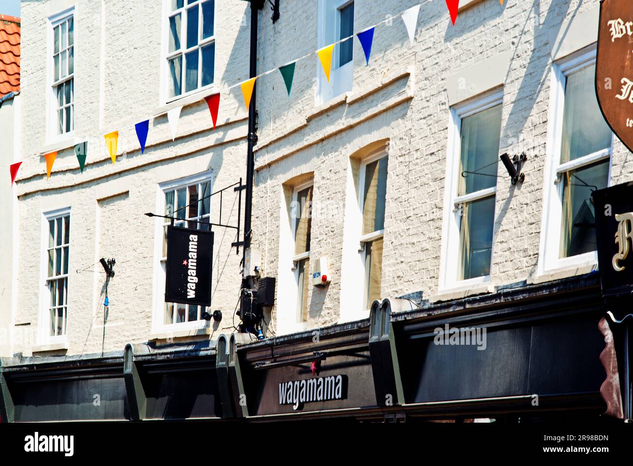 Wagamama Restaurant, Goodramgate,York, Yorkshire, England Stock Photo ...