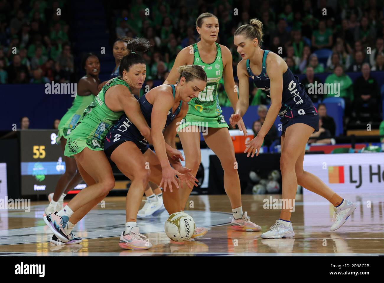 Perth, Australia. 25th June, 2023. Liz Watson of the Vixens and Verity ...