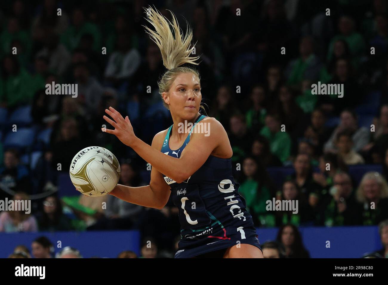 Perth, Australia. 25th June, 2023. Kate Moloney of the Vixens in action ...