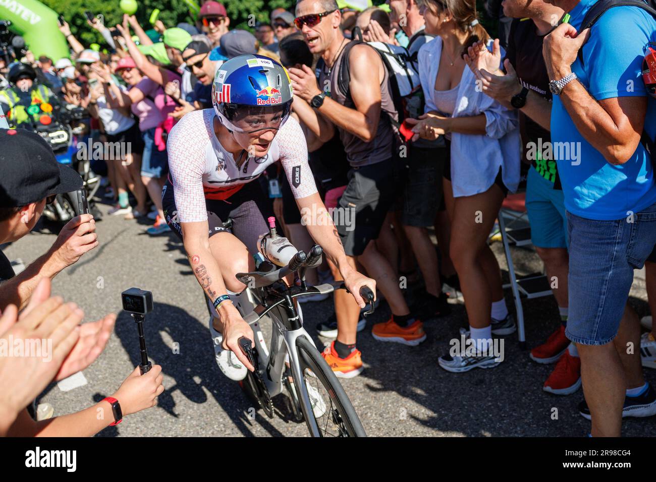 Hilpoltstein, Germany. 25th June, 2023. Daniela Ryf, triathlete from ...