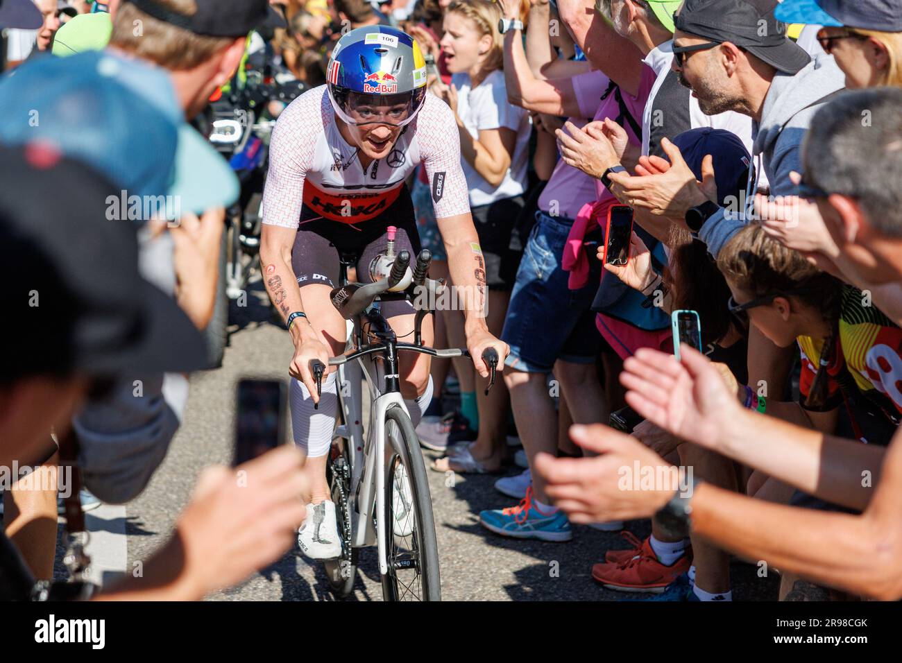 Hilpoltstein, Germany. 25th June, 2023. Daniela Ryf, triathlete from ...