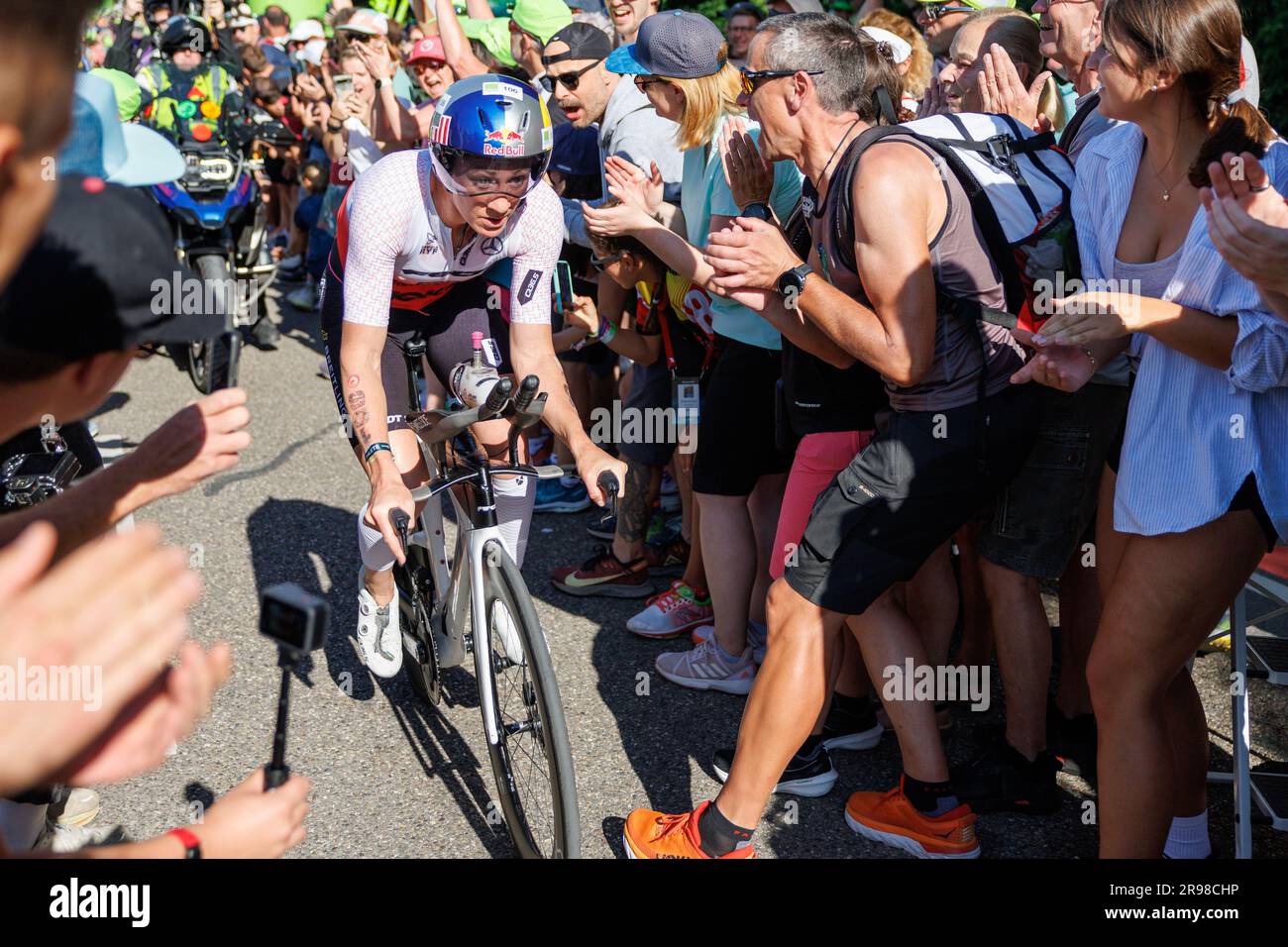 Hilpoltstein, Germany. 25th June, 2023. Daniela Ryf, triathlete from ...
