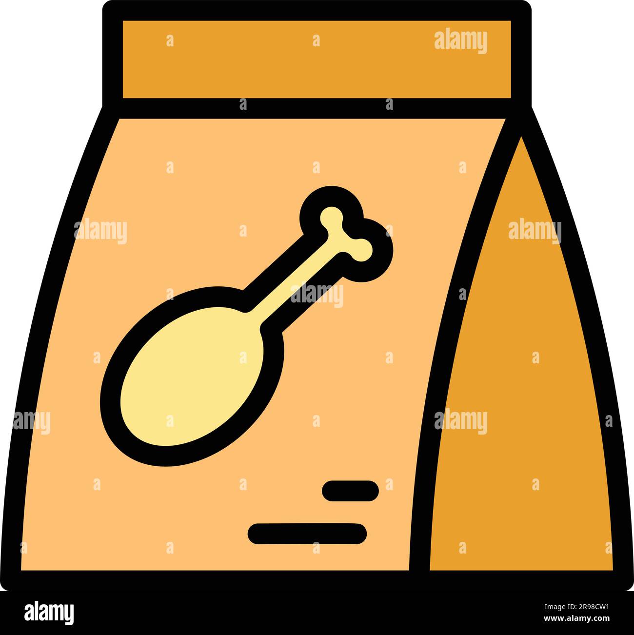 Take away fresh food icon. Outline Take away fresh food vector icon for ...