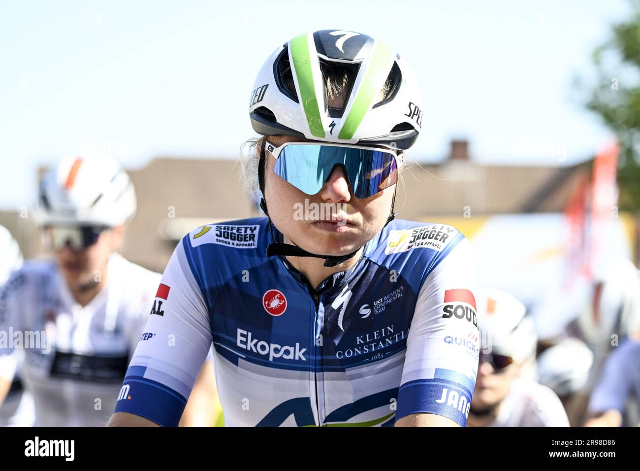 Izegem, Belgium. 25th June, 2023. Belgian Justine Ghekiere pictured at ...