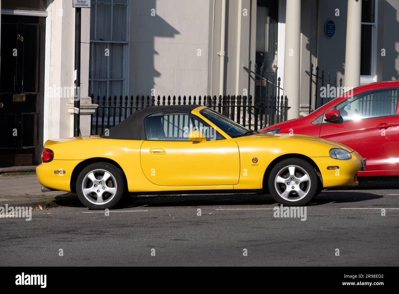 Yellow mazda mx 5 hi-res stock photography and images - Alamy
