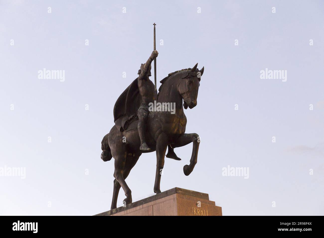 Monument of king Tomislav Stock Photo - Alamy