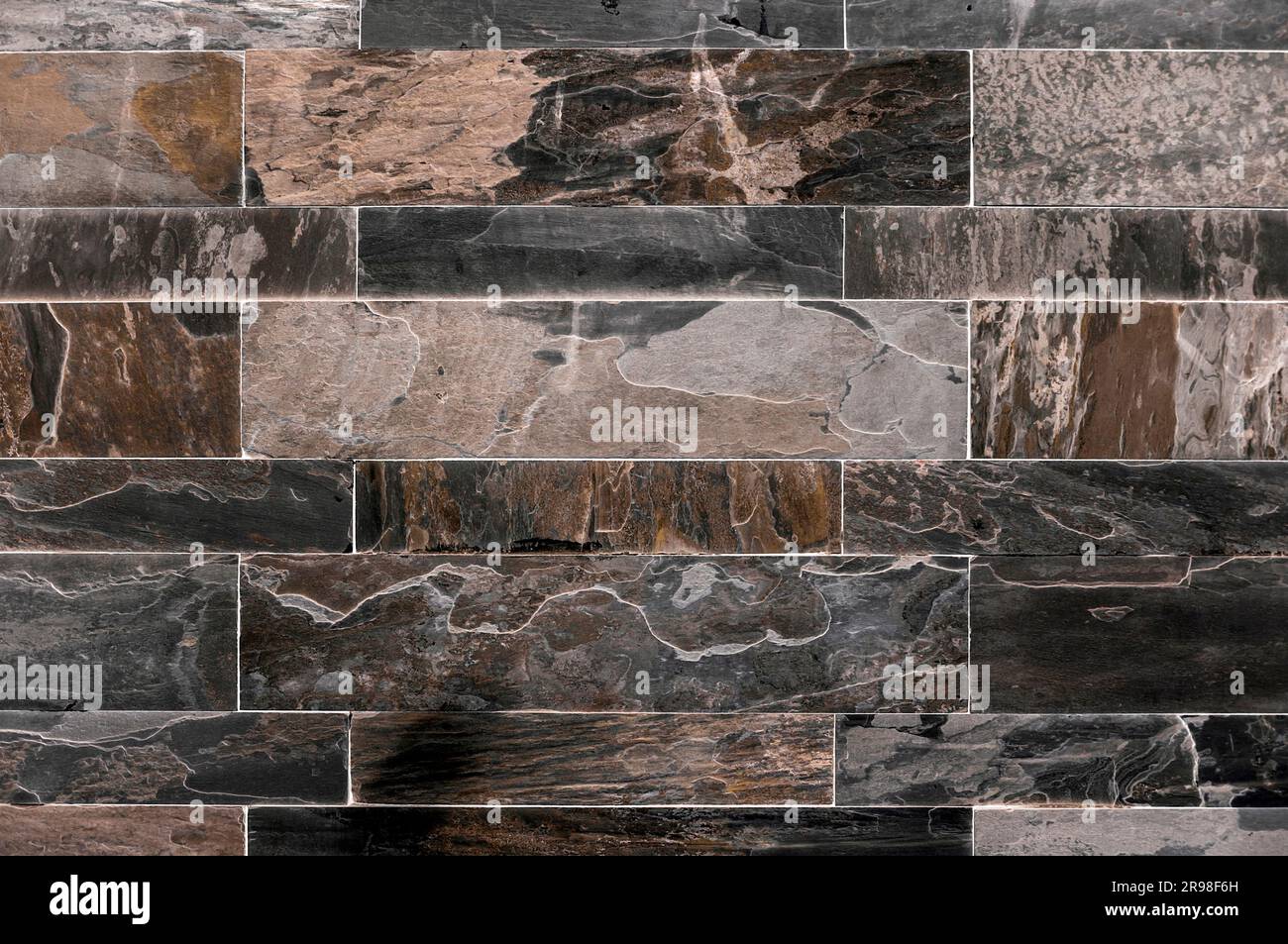 Natural stone tiled blocks close up texture background, textured and ...