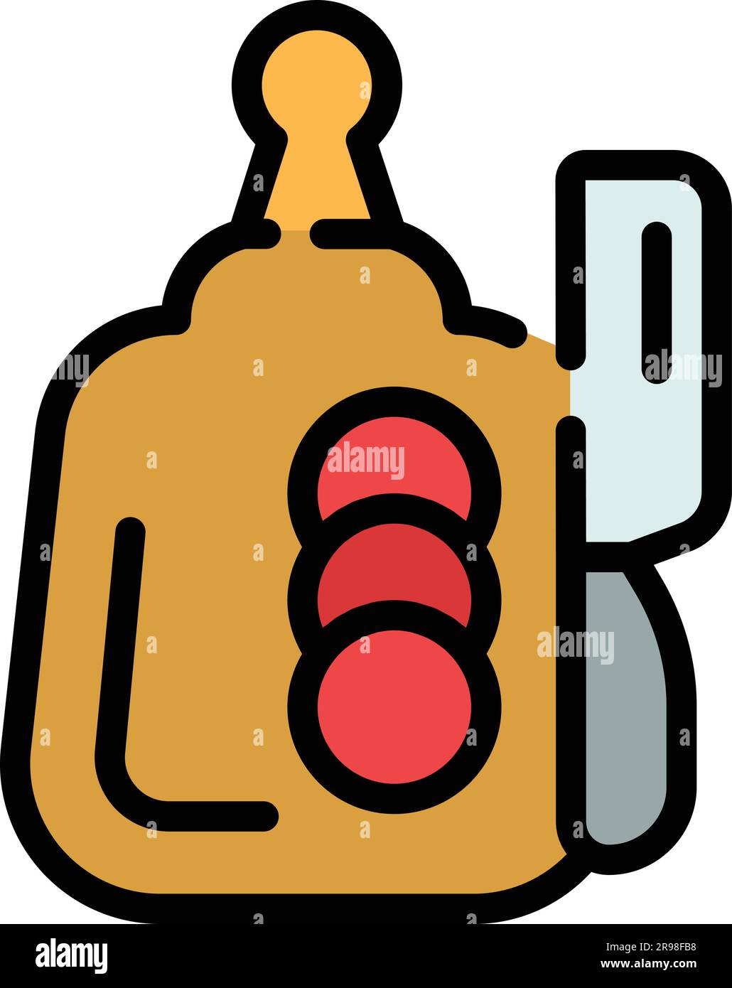 Cutting vegetables icon outline vector. Vegetable cut. Cucumber carrot ...