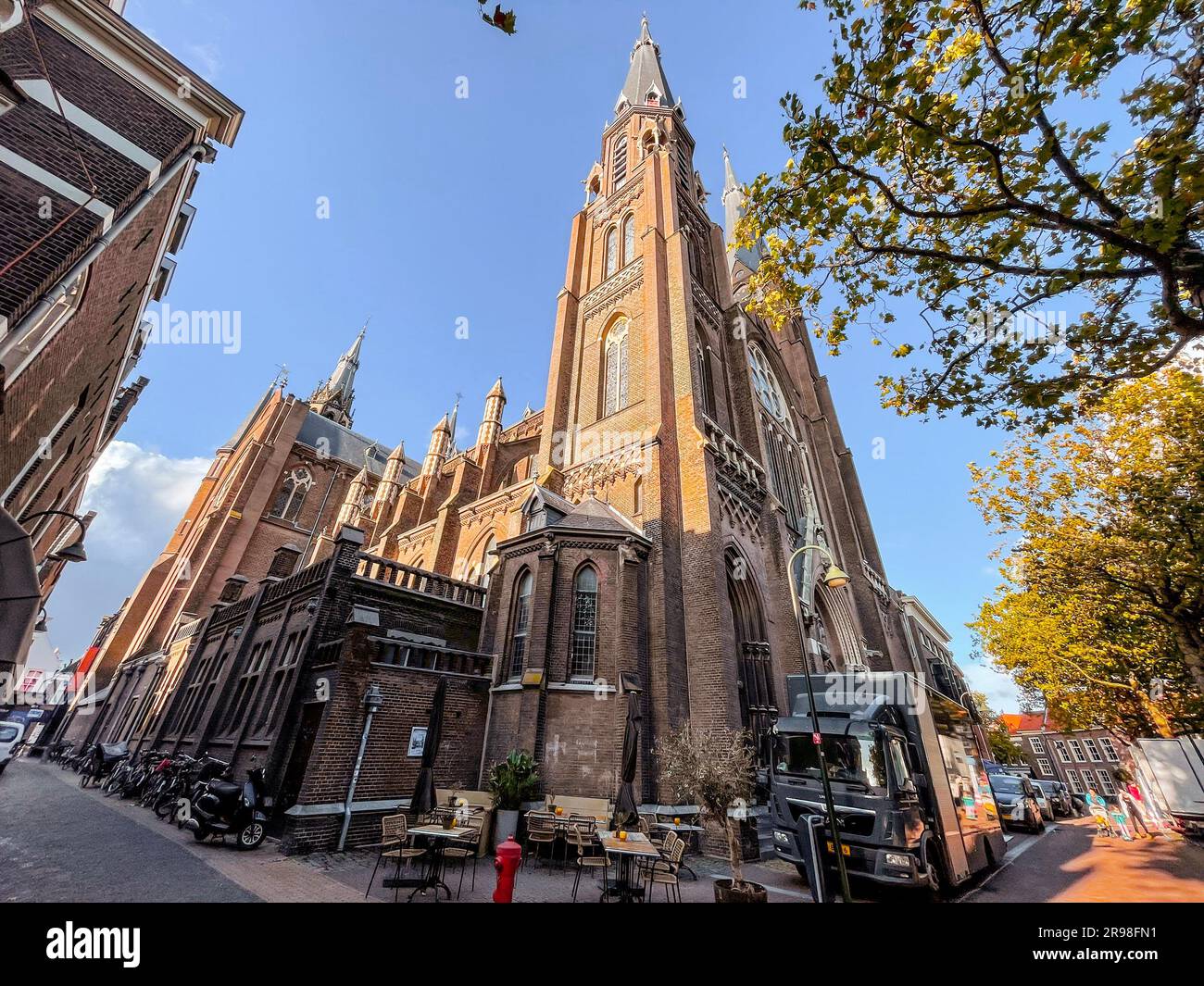 Delft, The Netherlands - October 5, 2021: The New Church of Delft or ...
