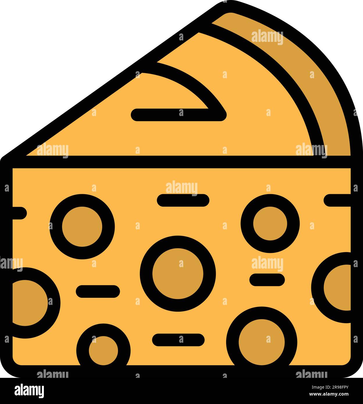 Gorgonzola cheese wheel Stock Vector Images - Alamy