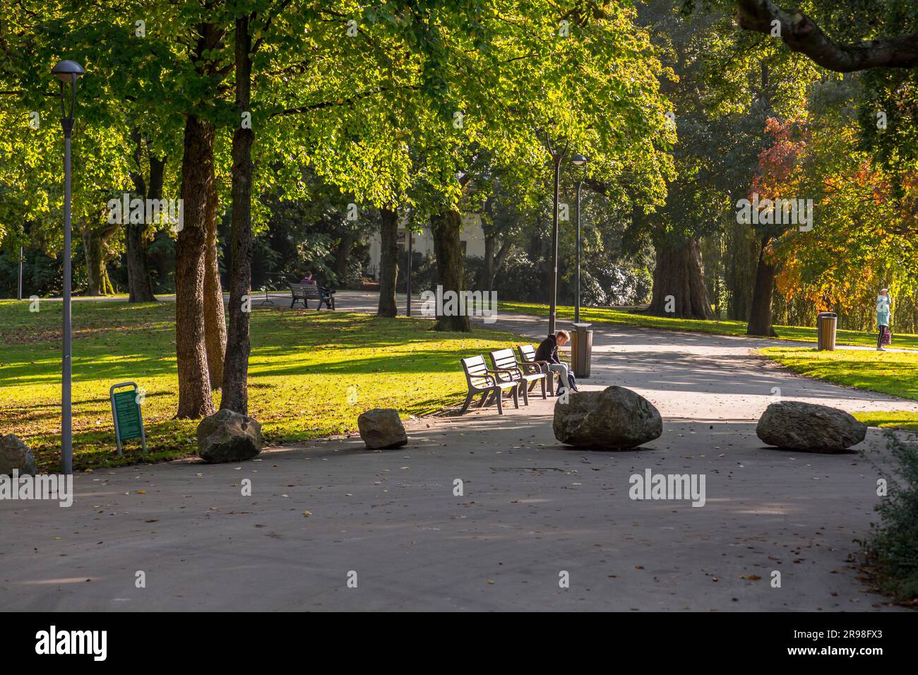 Rotterdam, NL - OCT 8, 2021: Het Park is the oldest park in Rotterdam ...