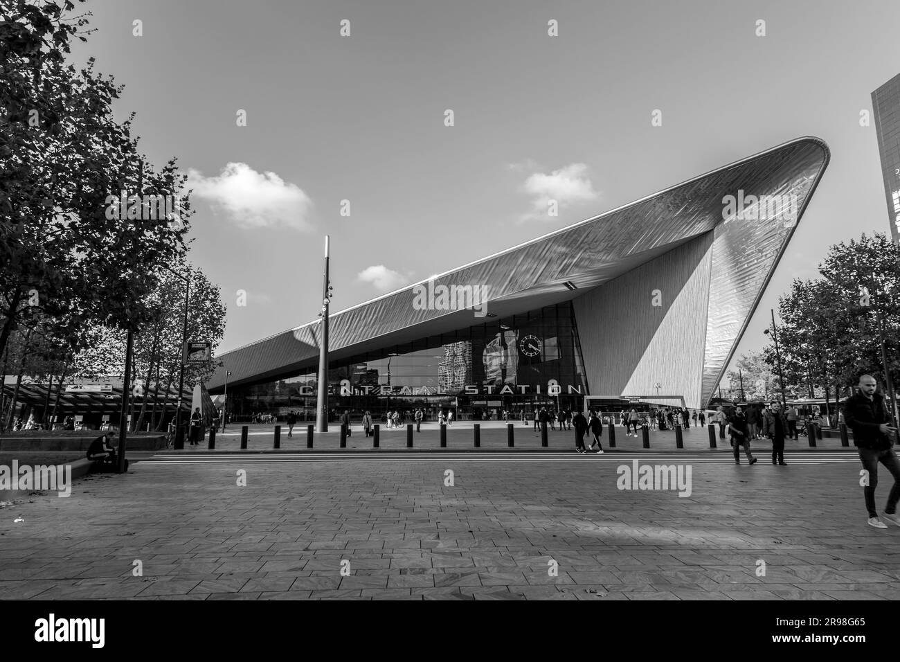 Rotterdam, Netherlands - October 8, 2021: Exterior view of the ...
