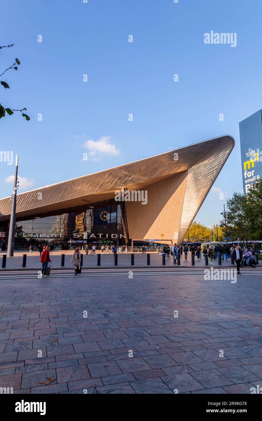 Rotterdam, Netherlands - October 8, 2021: Exterior view of the ...