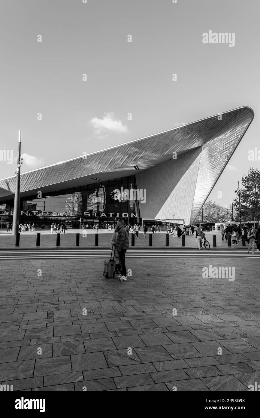 Rotterdam, Netherlands - October 8, 2021: Exterior view of the ...