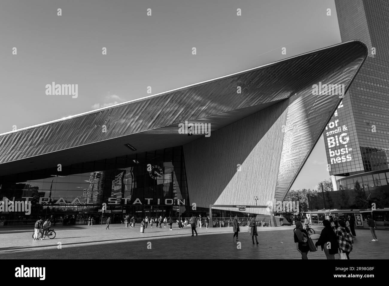 Rotterdam, Netherlands - October 8, 2021: Exterior view of the ...