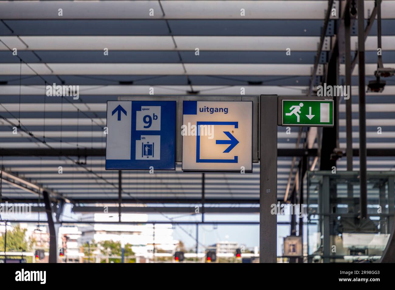 Rotterdam, NL - October 9, 2021: Interior view of the Rotterdam Central ...