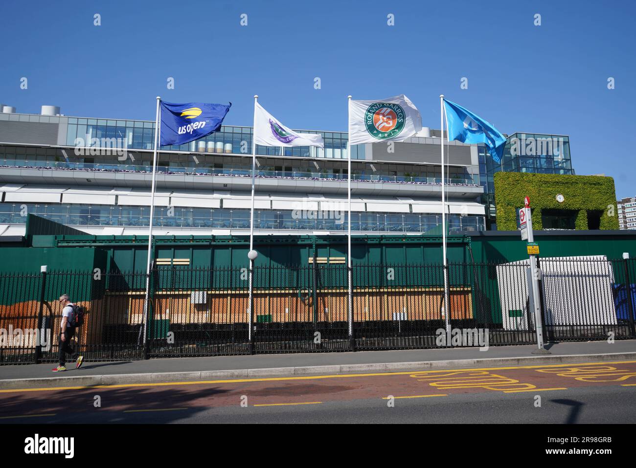 Flags of Grand Slam tennis host nations Stock Photo - Alamy