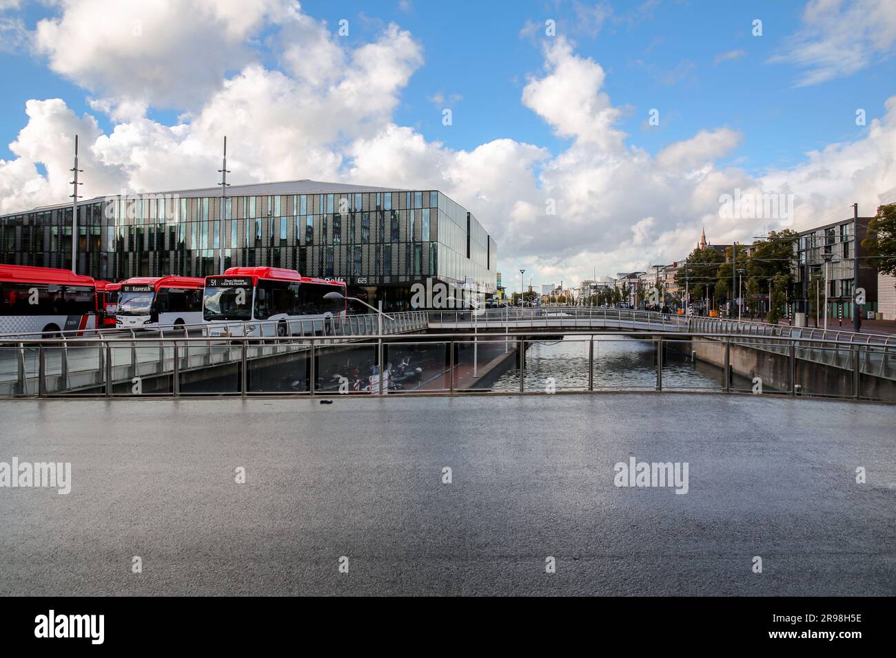 Delft, The Netherlands - October 5 2021: The Central Station of Delft ...
