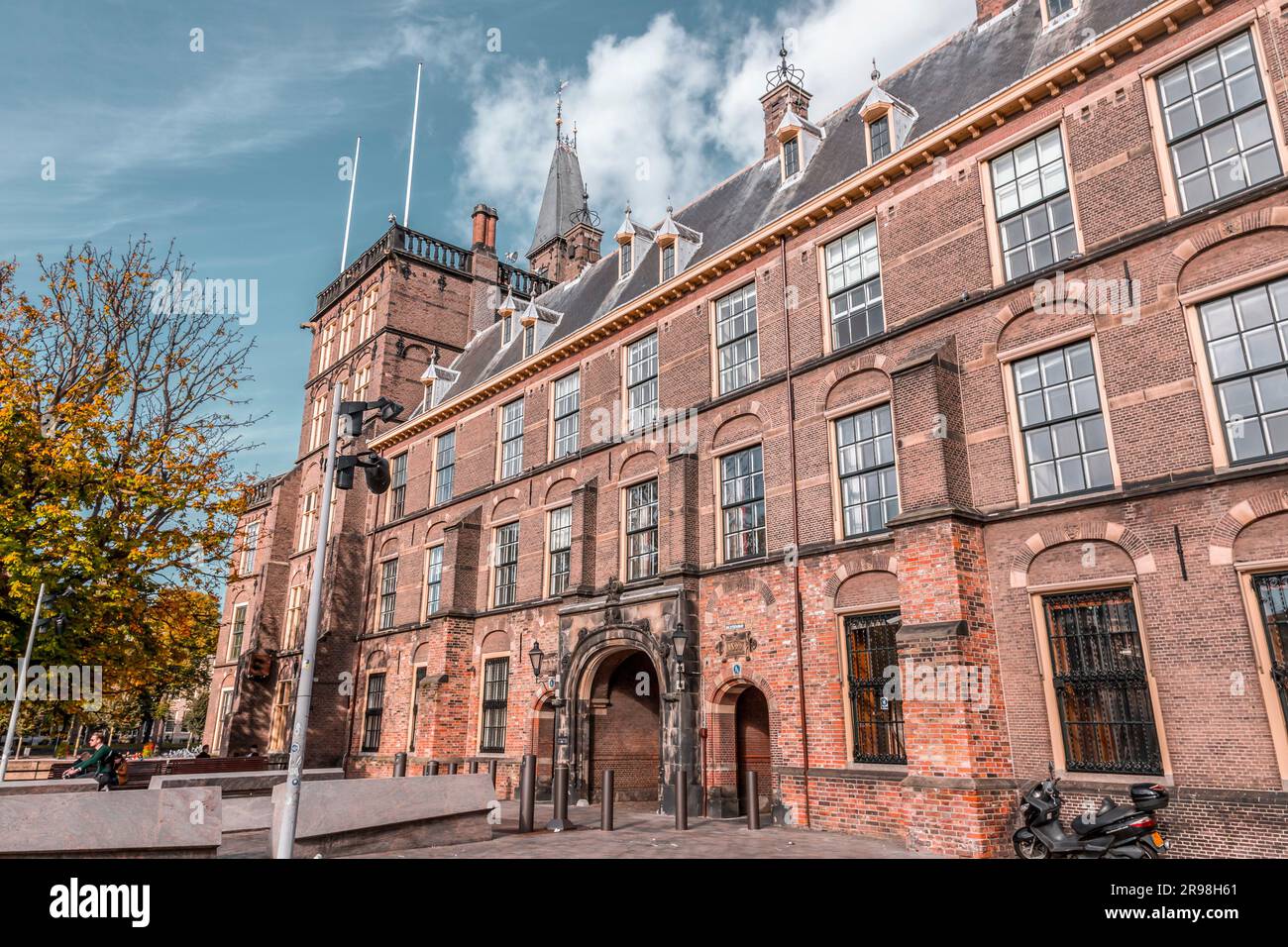 The Hague, Netherlands - October 7, 2021: The historical Dutch ...