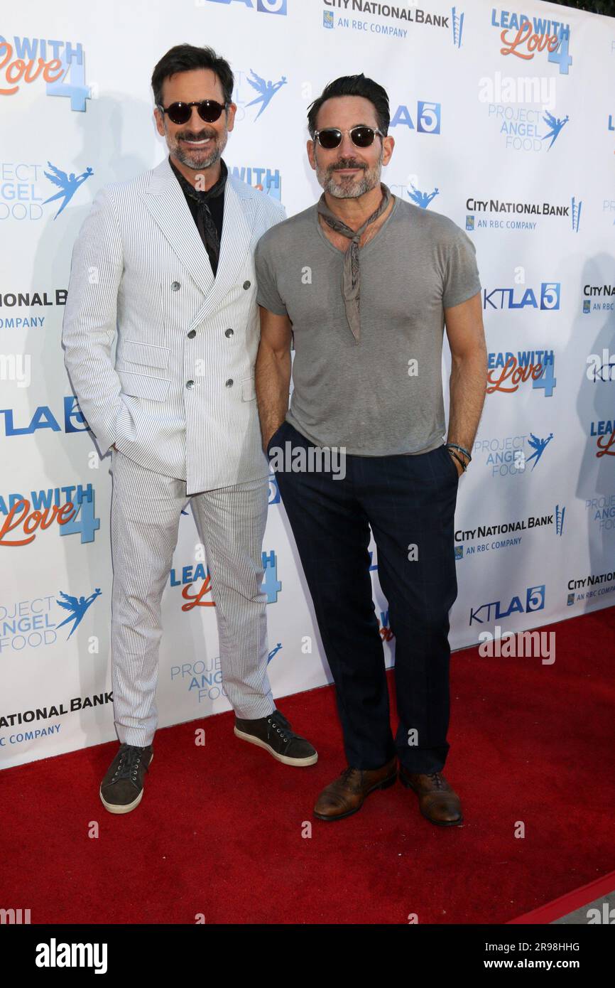 Los Angeles, CA. 24th June, 2023. Lawrence Zarian, Gregory Zarian at ...