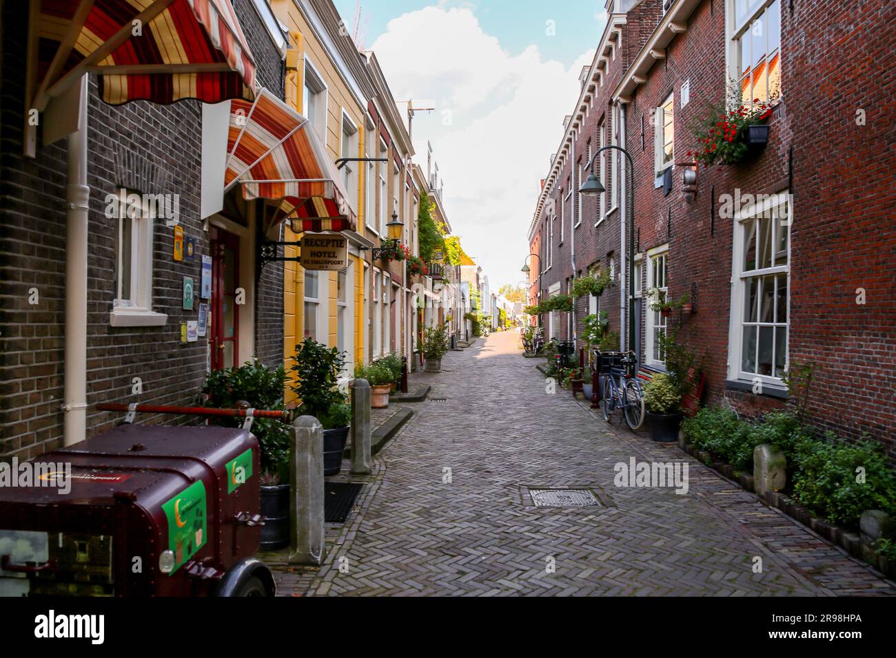 Delft, The Netherlands - Octorber 5, 2021: Street view and city scenes ...