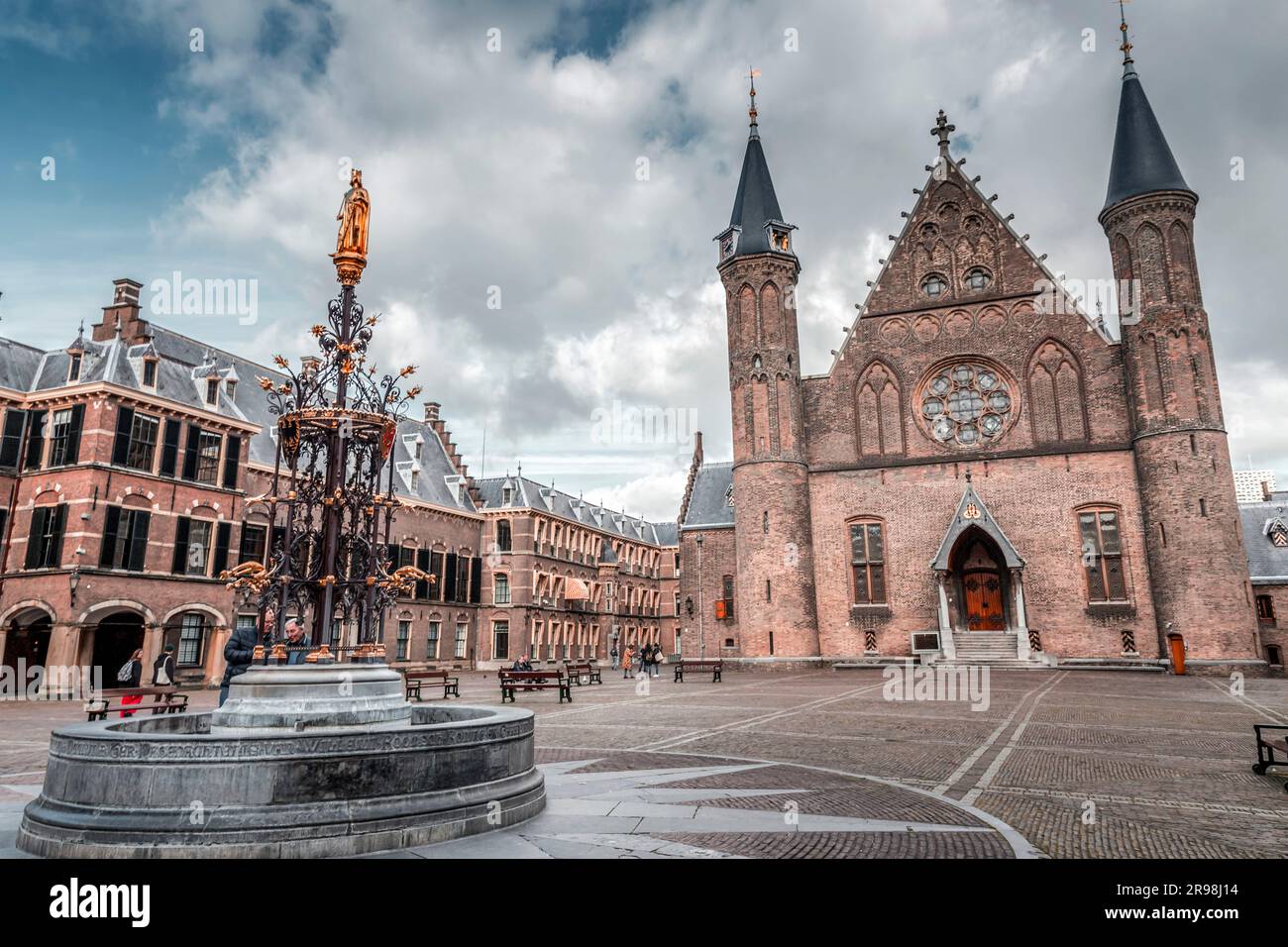 The Hague, Netherlands - October 7, 2021: The historical Dutch ...