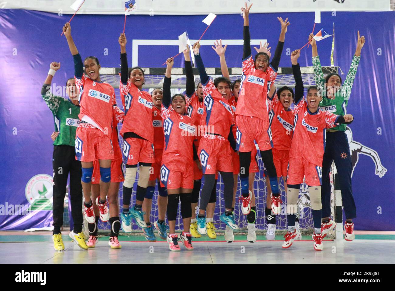 Women Handball League 2023 final match between Mariner Youngs Club and ...