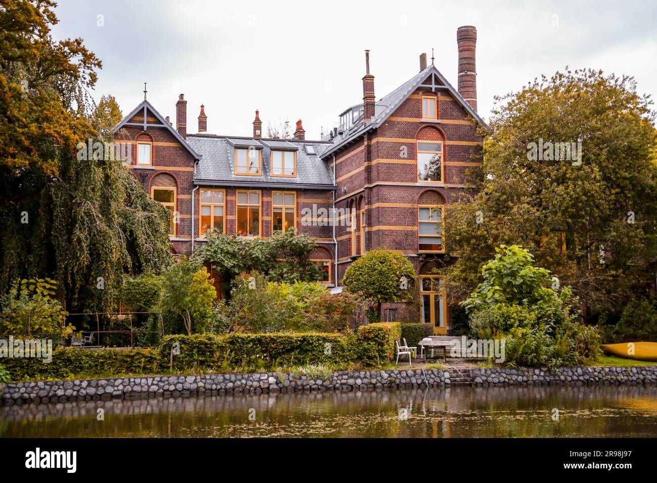 Delft, The Netherlands - Octorber 5, 2021: Street view and a scene from ...