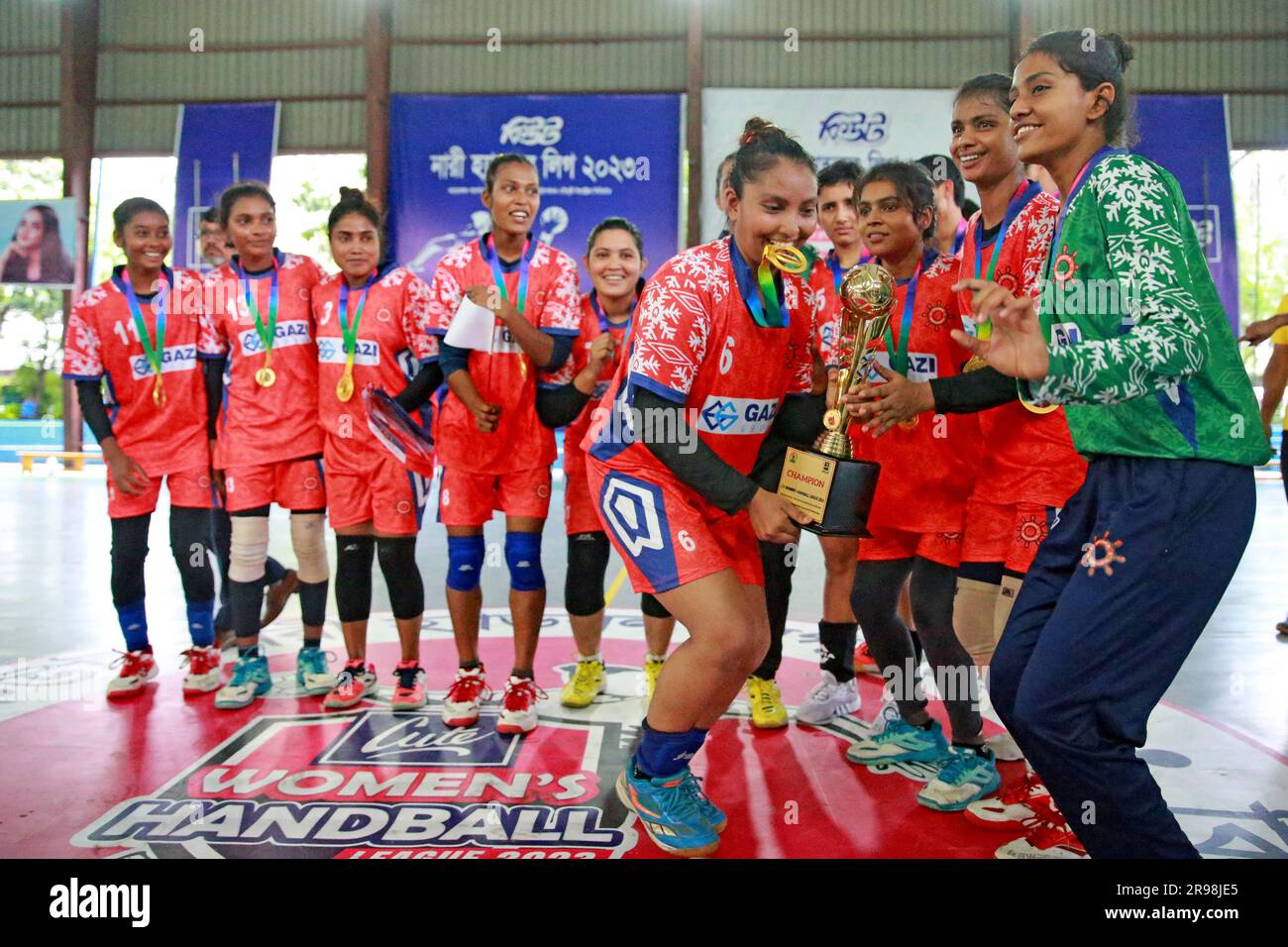 Women Handball League 2023 final match between Mariner Youngs Club and ...