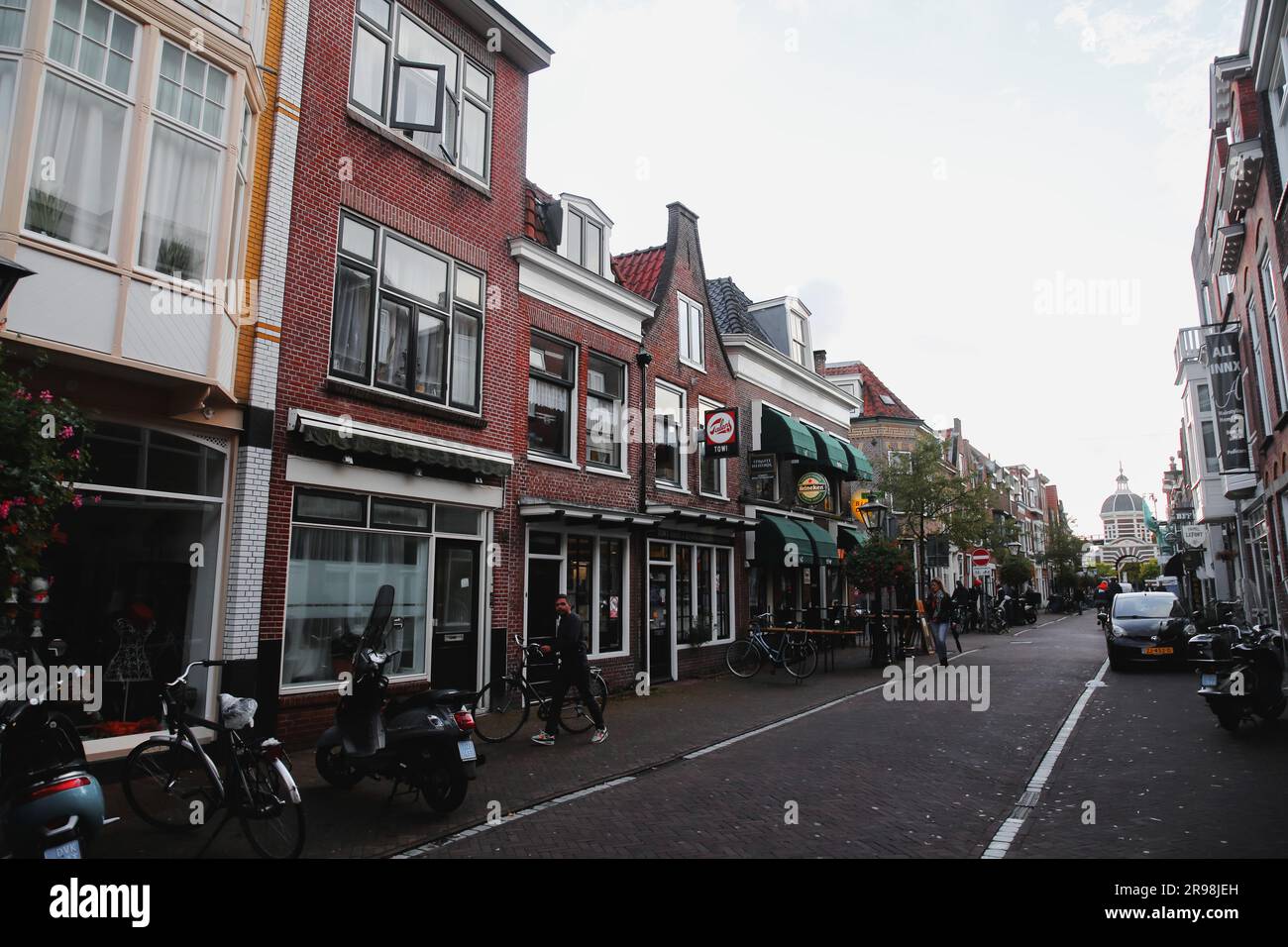 Street view and generic architecture in Leiden, a city and municipality ...