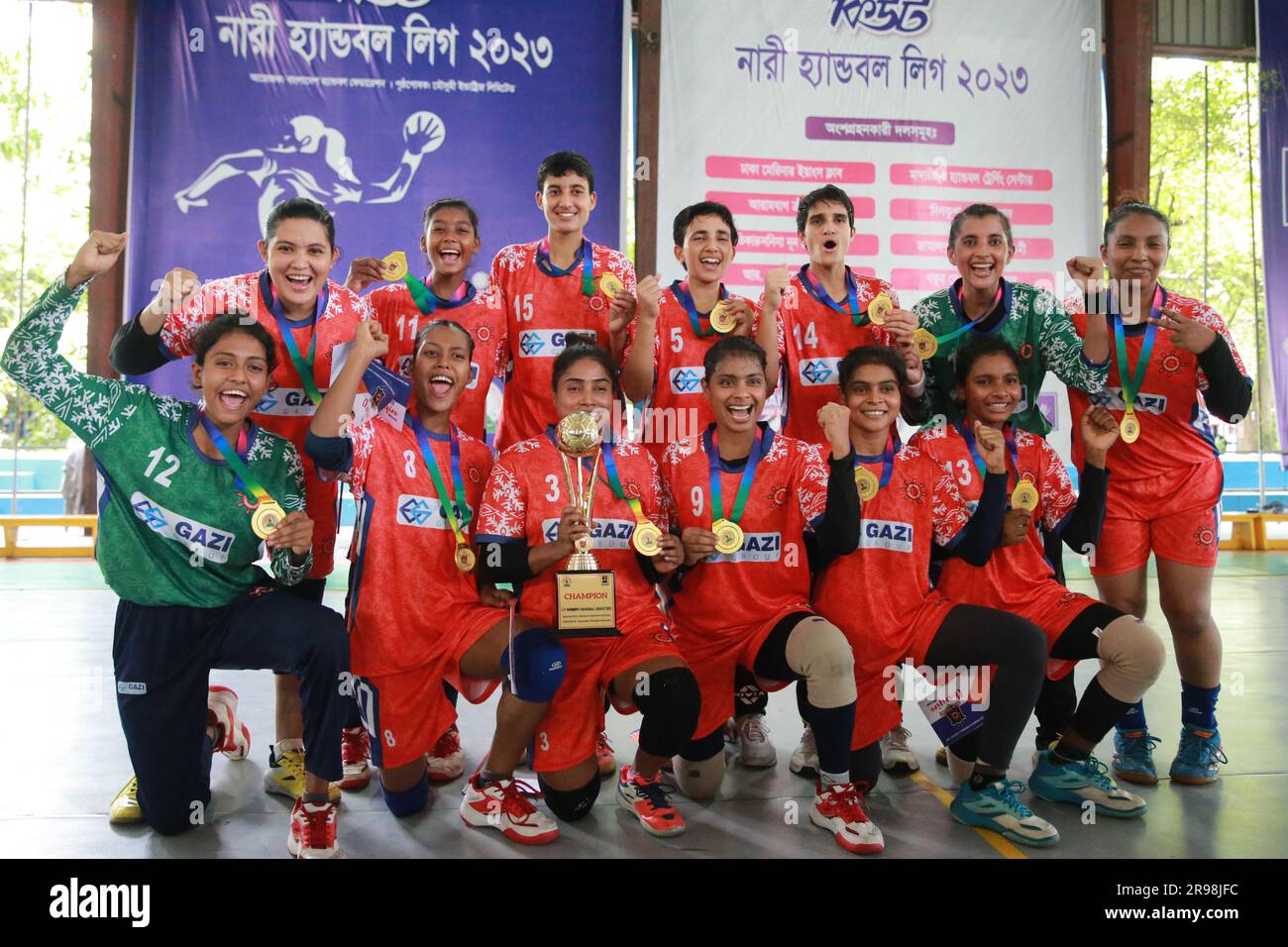 Women Handball League 2023 final match between Mariner Youngs Club and ...