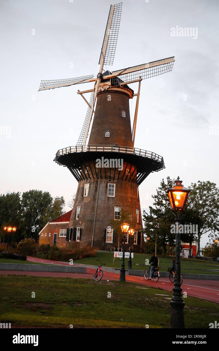 Leiden windmill museum building hi-res stock photography and images - Alamy
