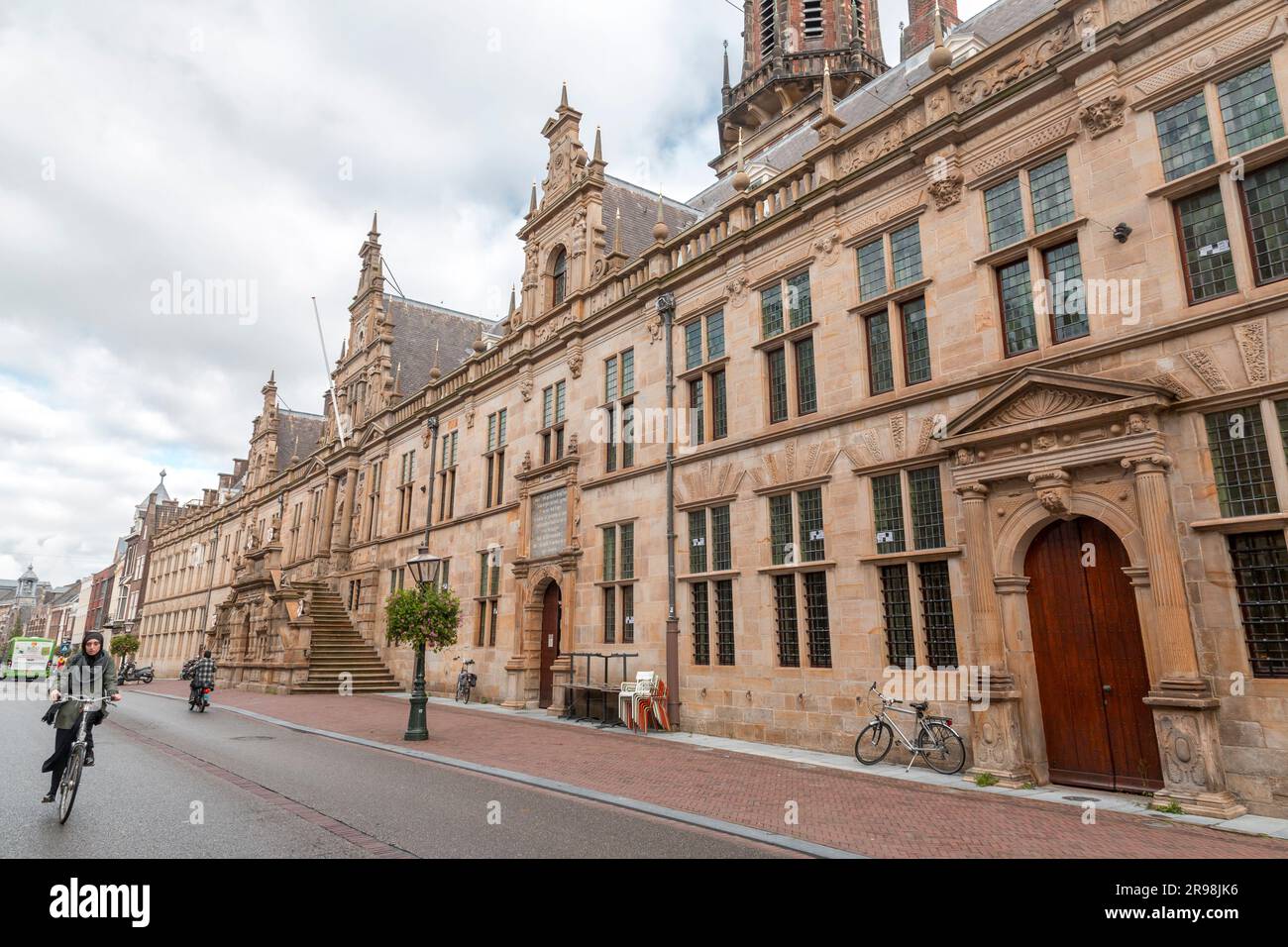Leiden, Netherlands - October 7, 2021: Front view of Leiden City Hall ...